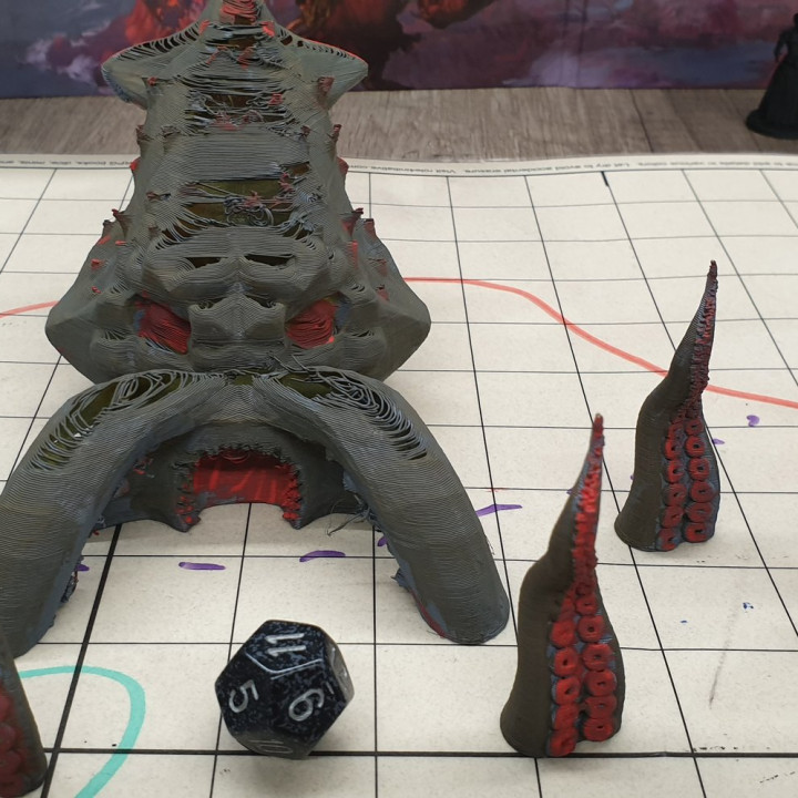 3D Print of The Kraken! Body ready for print by MattGriffiths