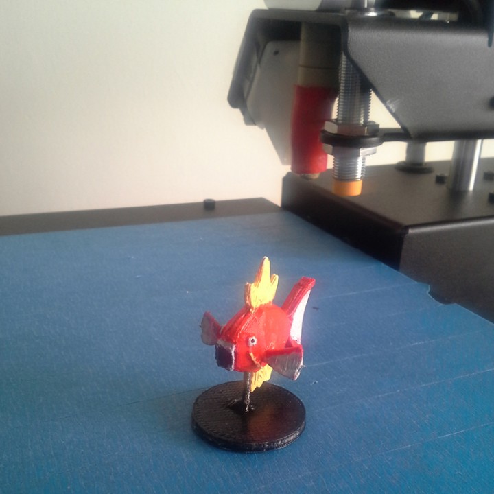 3D Printable Magikarp by Miguel Zavala