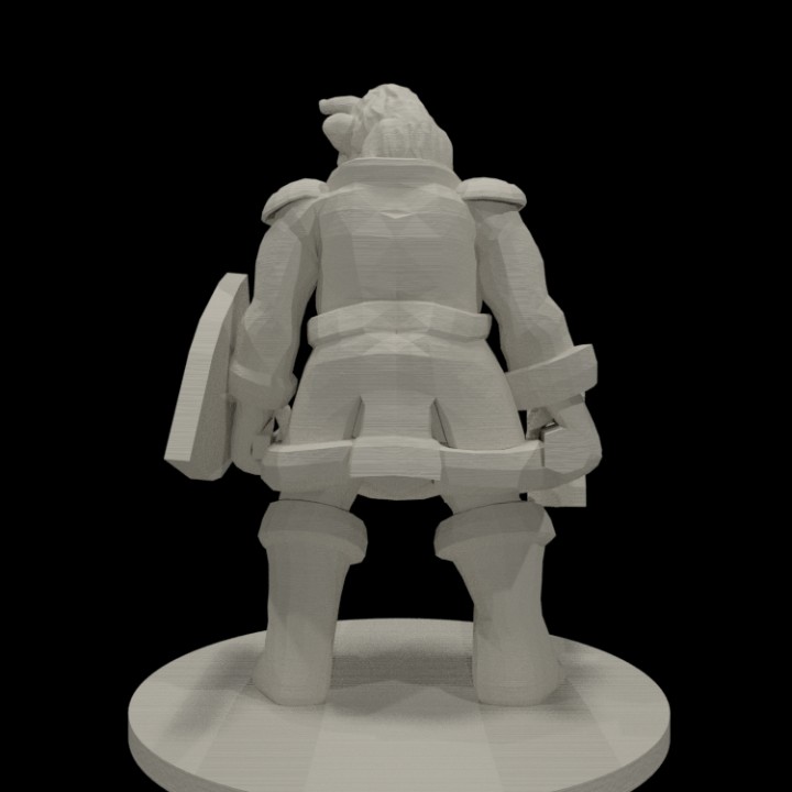 3D Printable Female Minotaur by Miguel Zavala