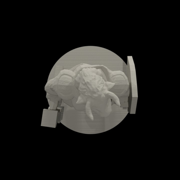 3D Printable Female Minotaur by Miguel Zavala