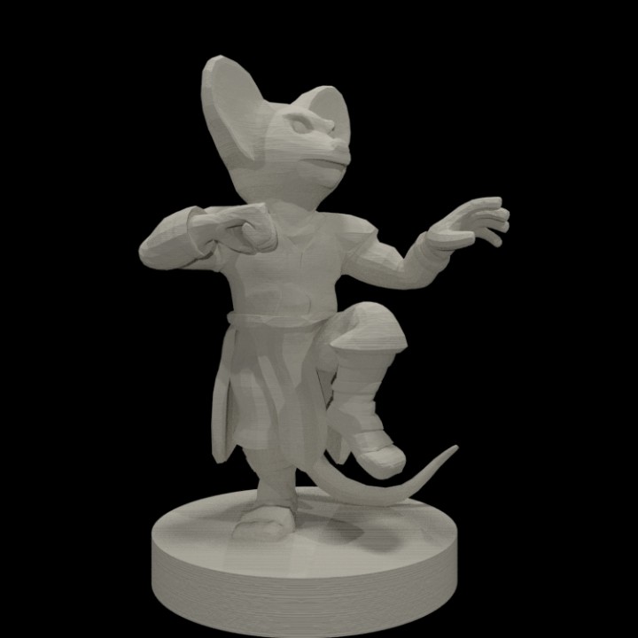 3D Printable Mousefolk! by Miguel Zavala