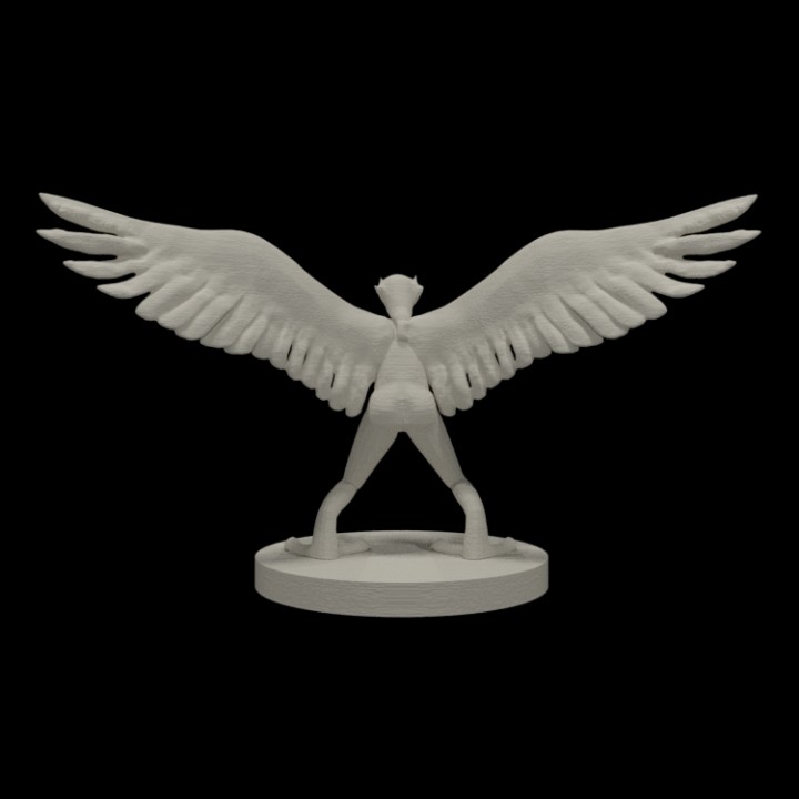 3D Printable Harpy by Miguel Zavala
