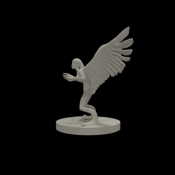 3D Printable Harpy by Miguel Zavala
