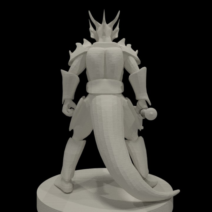 3D Printable Half Dragons by Miguel Zavala