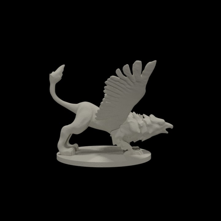 3D Printable Griffon by Miguel Zavala