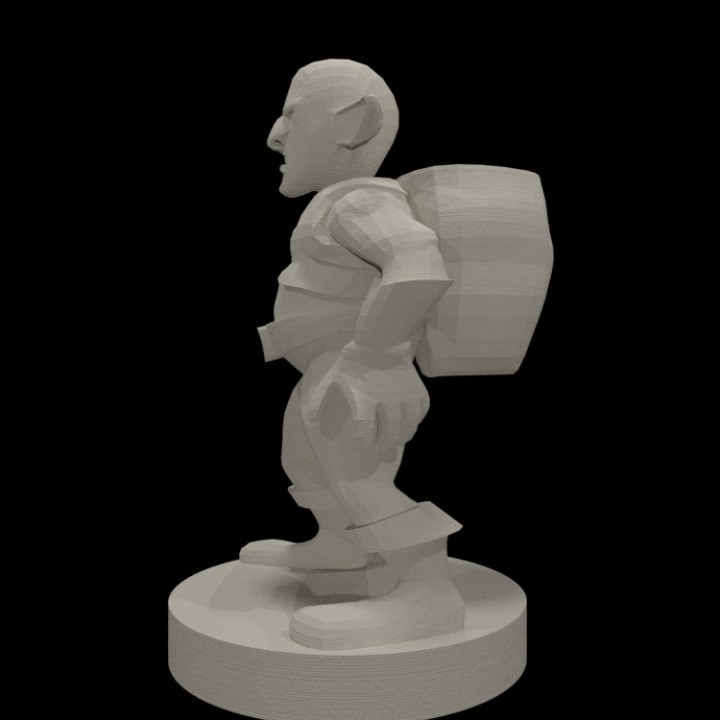 3D Printable Svirfneblin ( Deep Gnome ) by Miguel Zavala
