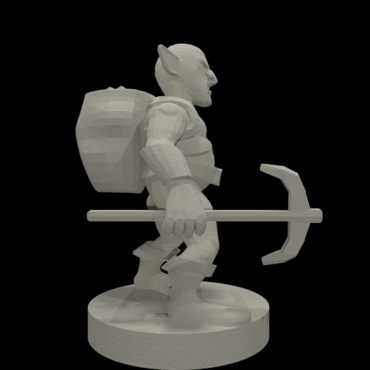 3D Printable Svirfneblin ( Deep Gnome ) by Miguel Zavala