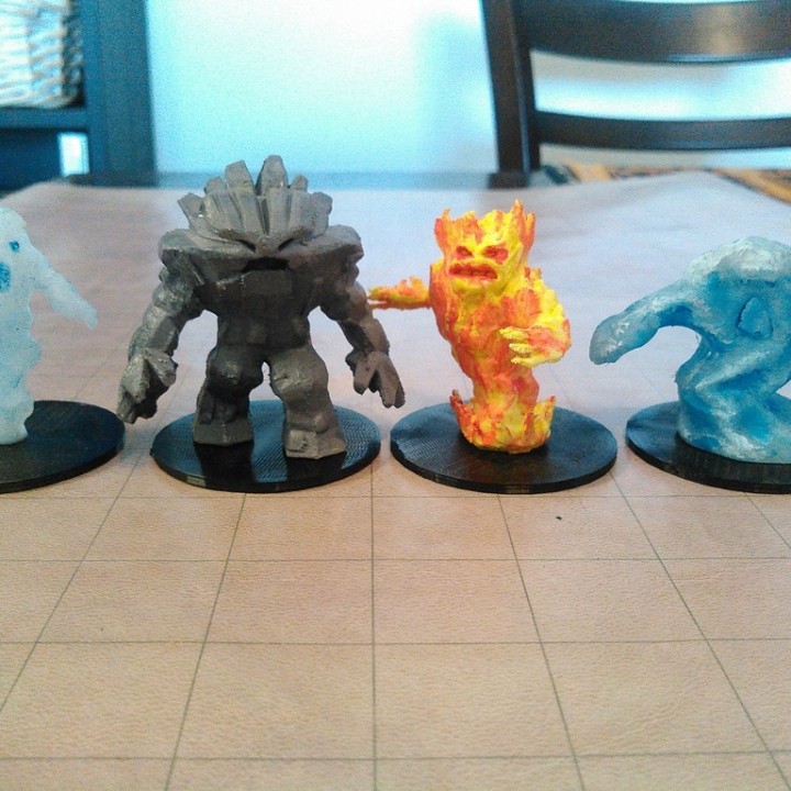 3D Printable Elementals by Miguel Zavala