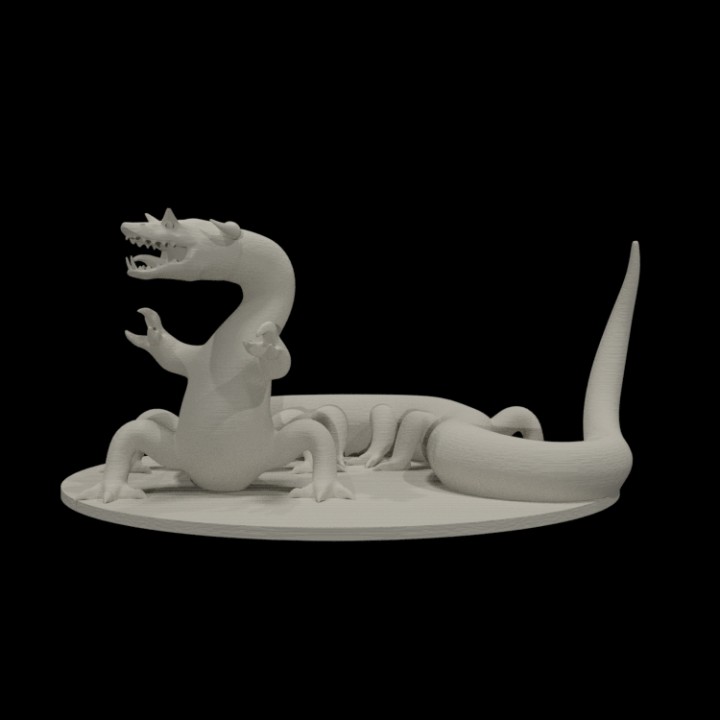 3D Printable Behir by Miguel Zavala