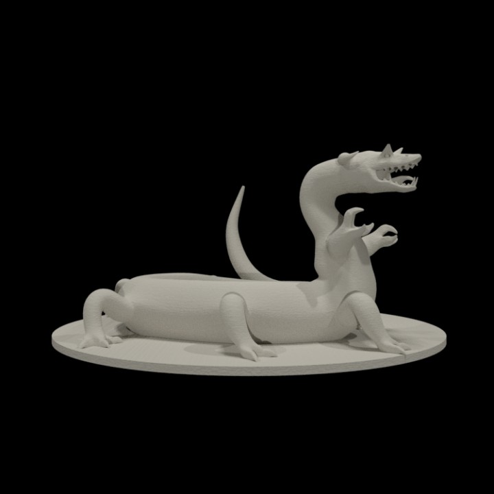 3D Printable Behir by Miguel Zavala