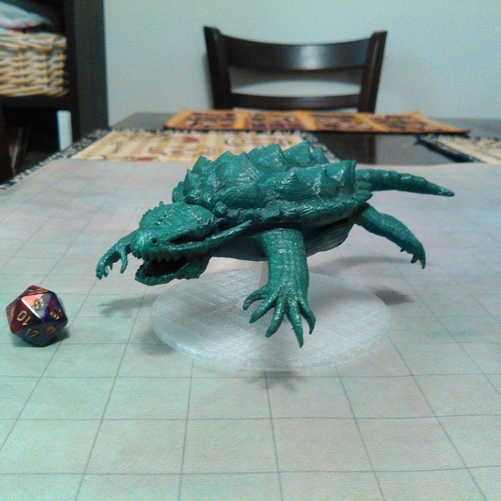 3D Printable Dragon Turtle by Miguel Zavala