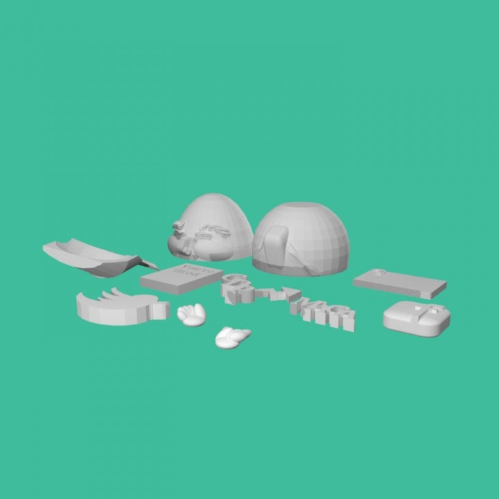 3D Printable Trump Egg #TinkercadEaster by Walker Plagge