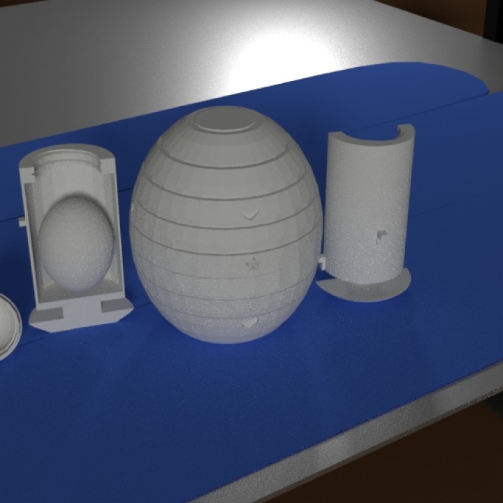 3D Printable Easter egg Comp V1 by Quillan Crowe