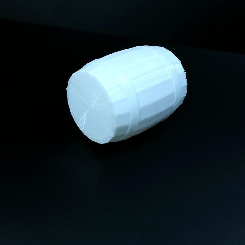 3D Printable Wooden Barrel by Gabriel Rheault