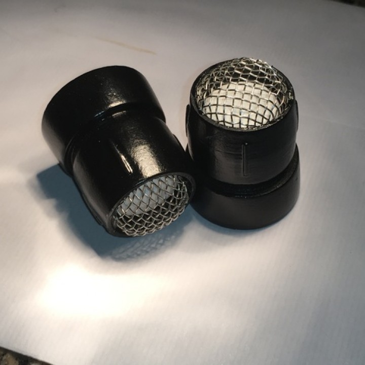 3D Printable Stormtrooper HOVI mic tip by Justice Burke