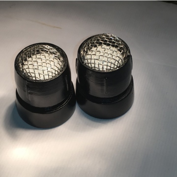 3D Printable Stormtrooper HOVI mic tip by Justice Burke