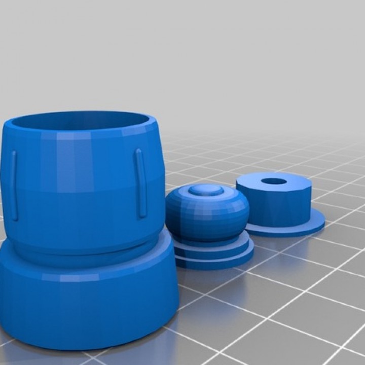 3D Printable Stormtrooper HOVI mic tip by Justice Burke