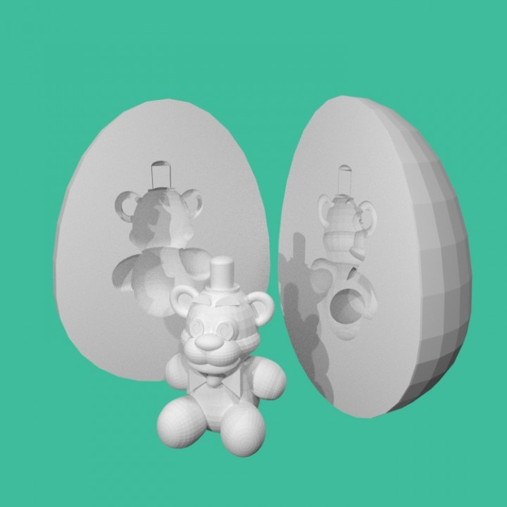 3D Printable Chocolate Freddy faze bear by Brian Wiggins