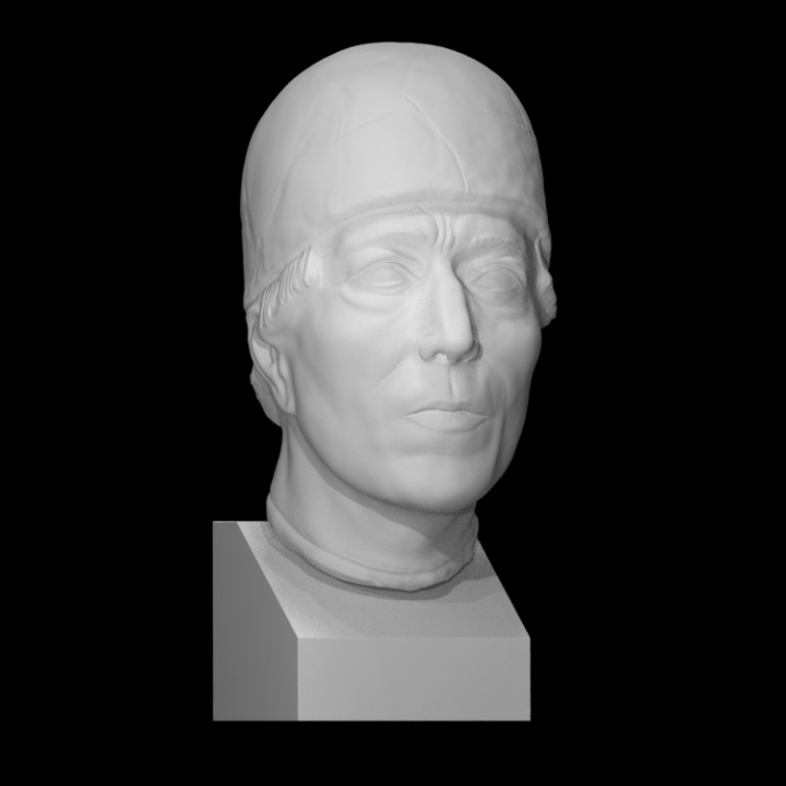 3D Printable Portrait of an unknown man by Scan The World