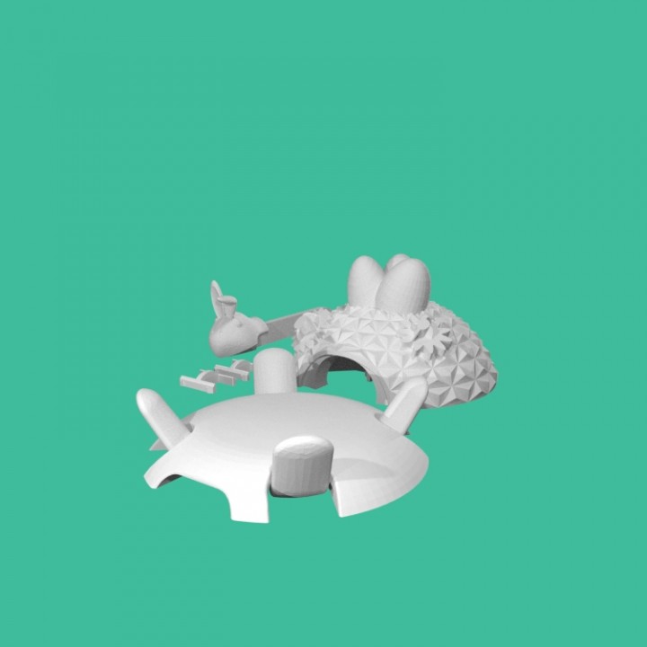 3D Printable Easter turtle tinkercad easter by cole yancey