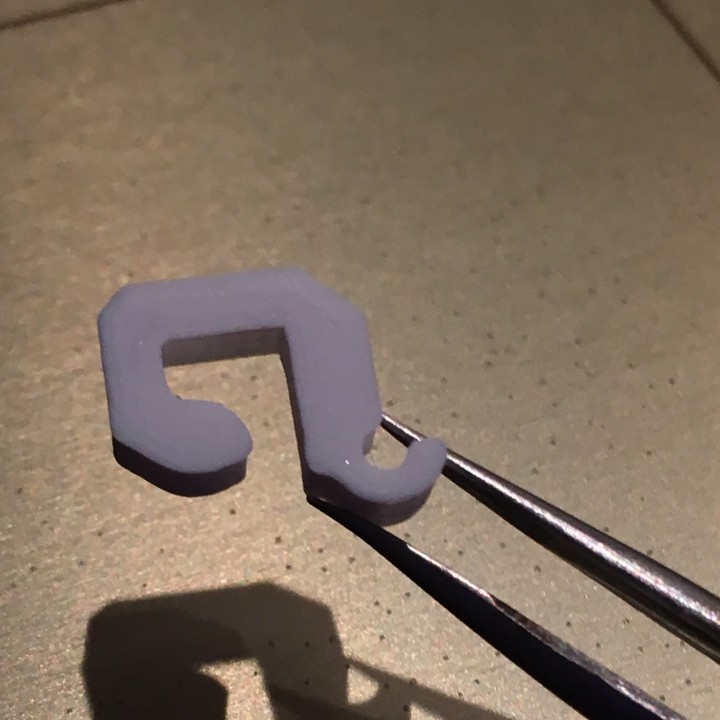 3D Printable Filament Clip (1.75 mm) by Felix