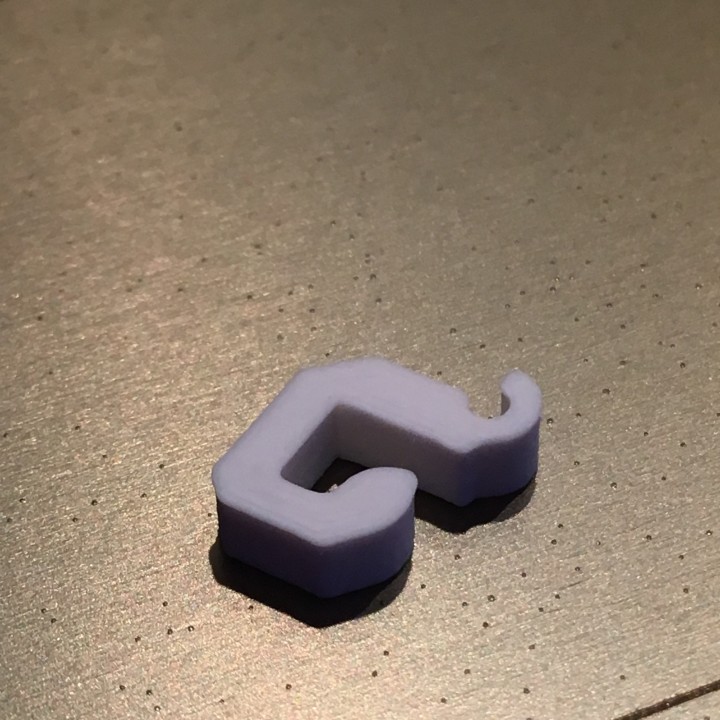 3D Printable Filament Clip (1.75 mm) by Felix