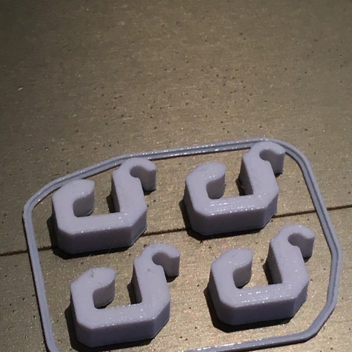 3D Printable Filament Clip (1.75 mm) by Felix