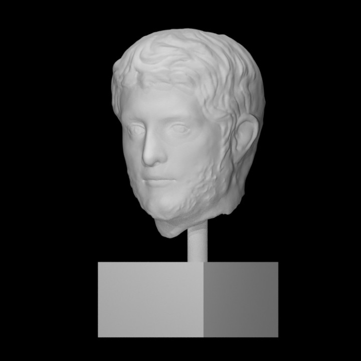3D Printable Portrait of a Roman man by Scan The World