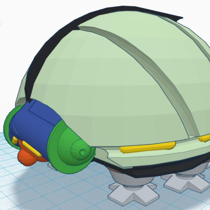 3D Printable GadFly Spaceship by Greg Firestone