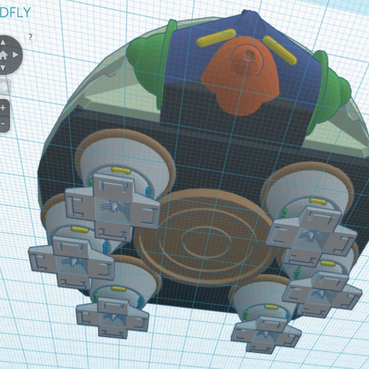 3D Printable GadFly Spaceship by Greg Firestone