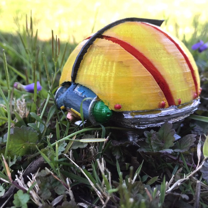 3D Printable GadFly Spaceship by Greg Firestone