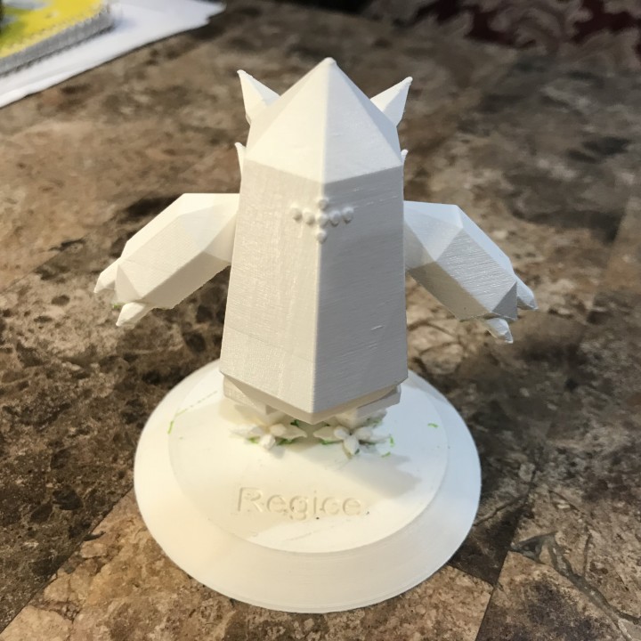 3D Printable Regice by Joel Salinas