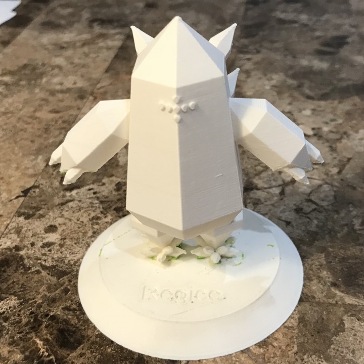 3D Printable Regice by Joel Salinas