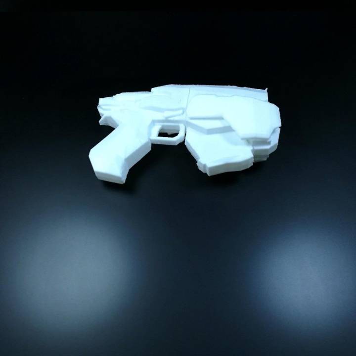 3D Printable Gears of War 3 snub pistol by cnPv Official