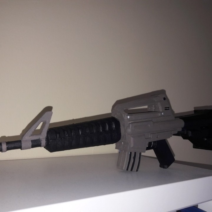 3D Printable assault rifle fortnite by dimitris kalpakidis
