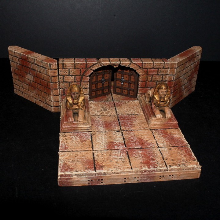 3D Printable OpenForge 2.0 Sphinx Statues by Devon Jones