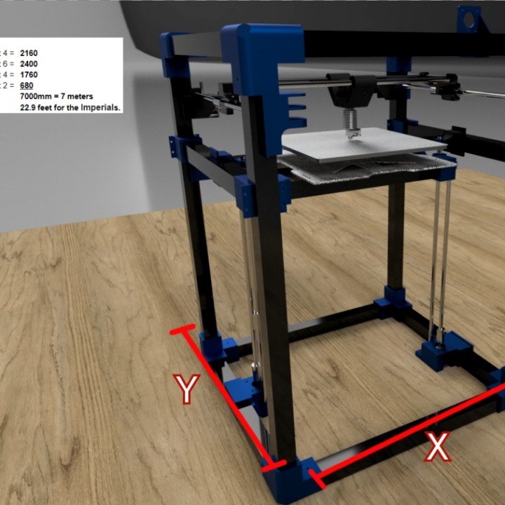 3D Printable Core A8 an Anet A8 rebuild into a CoreXY printer by IIZEROXII