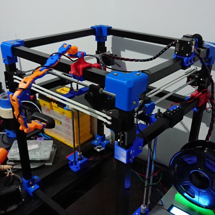 3D Printable Core A8 an Anet A8 rebuild into a CoreXY printer by IIZEROXII