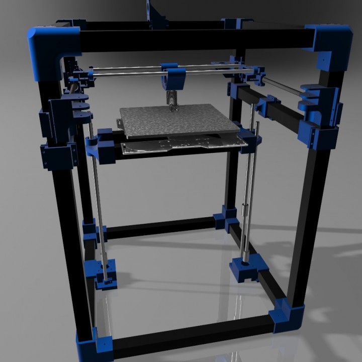 3D Printable Core A8 an Anet A8 rebuild into a CoreXY printer by IIZEROXII