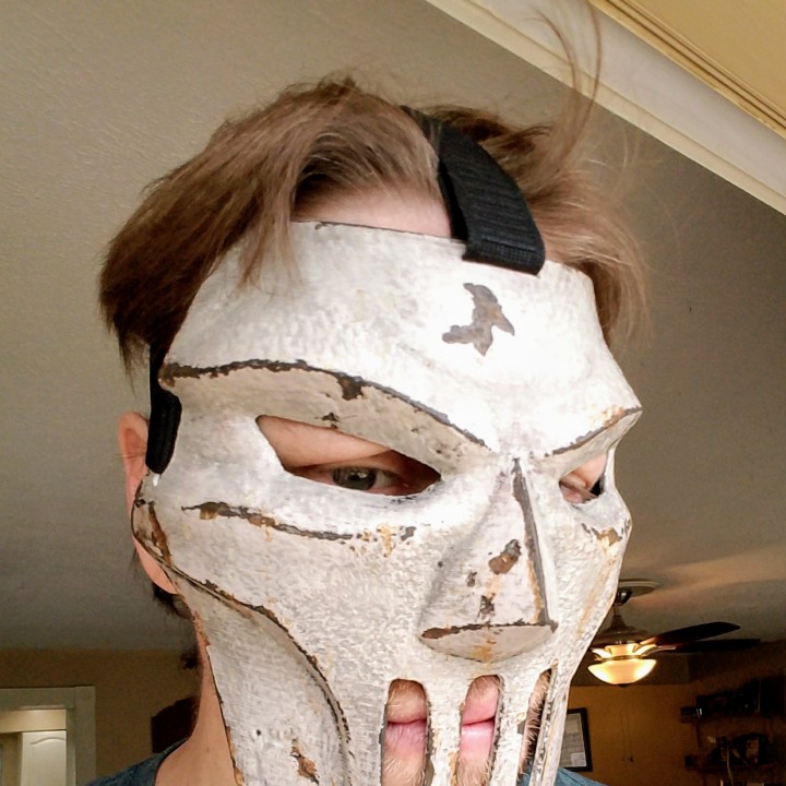3D Printable Casey Jones Mask (TMNT) by PETER SNYDER