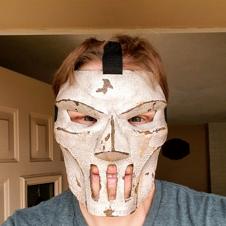 3D Printable Casey Jones Mask (TMNT) by PETER SNYDER