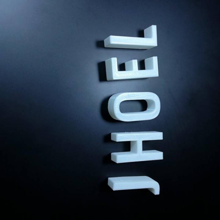 3D Printable Project Name by Jhoel Smart