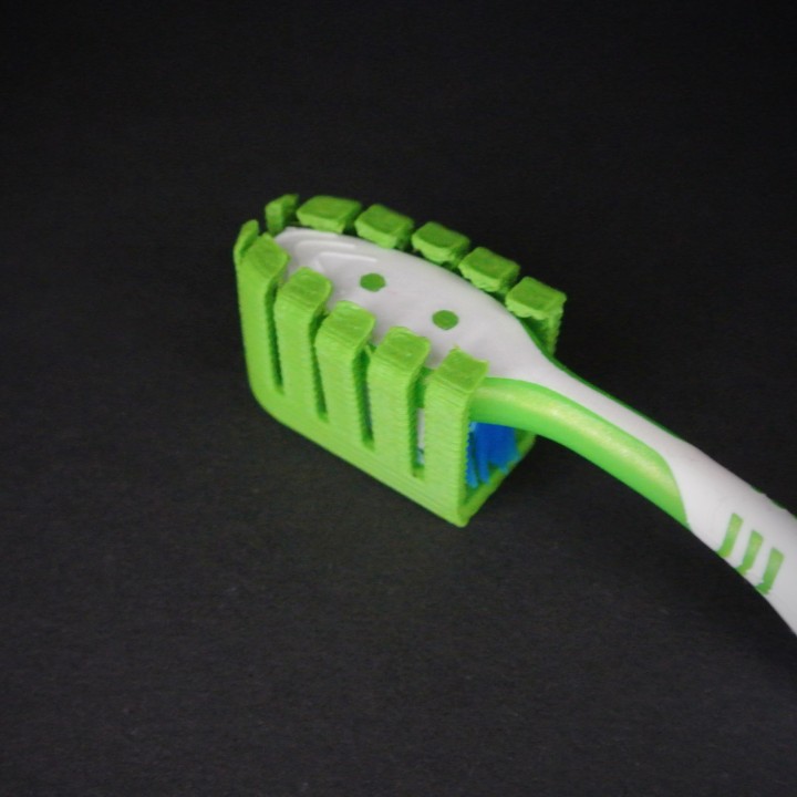 3D Printable Toothbrush cap by Corentin Paquet
