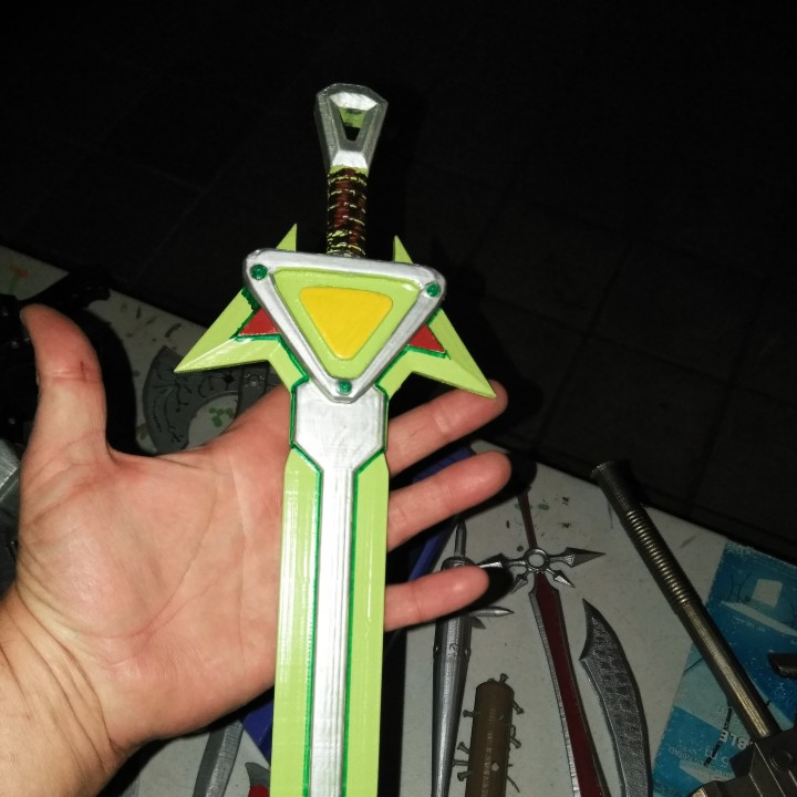 3D Printable ARCADE RIVENS POWERED SWORD by SHOLM JARBOE