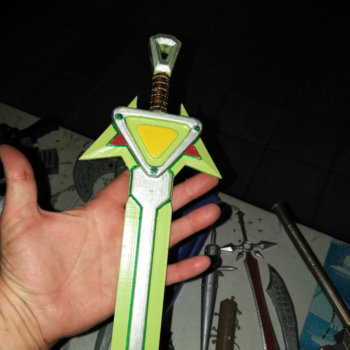 3D Printable ARCADE RIVENS POWERED SWORD by SHOLM JARBOE