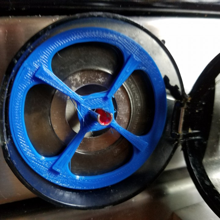 3D Printable Oven Child Safety Knob Cover Centerer by John Tolle