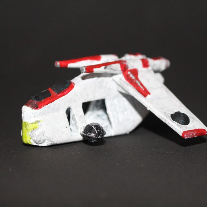 3D Printable LAAT Republic gunship by Saxon Fullwood