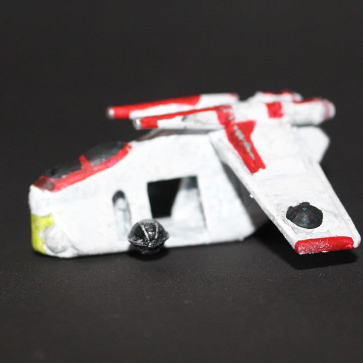 3D Printable LAAT Republic gunship by Saxon Fullwood