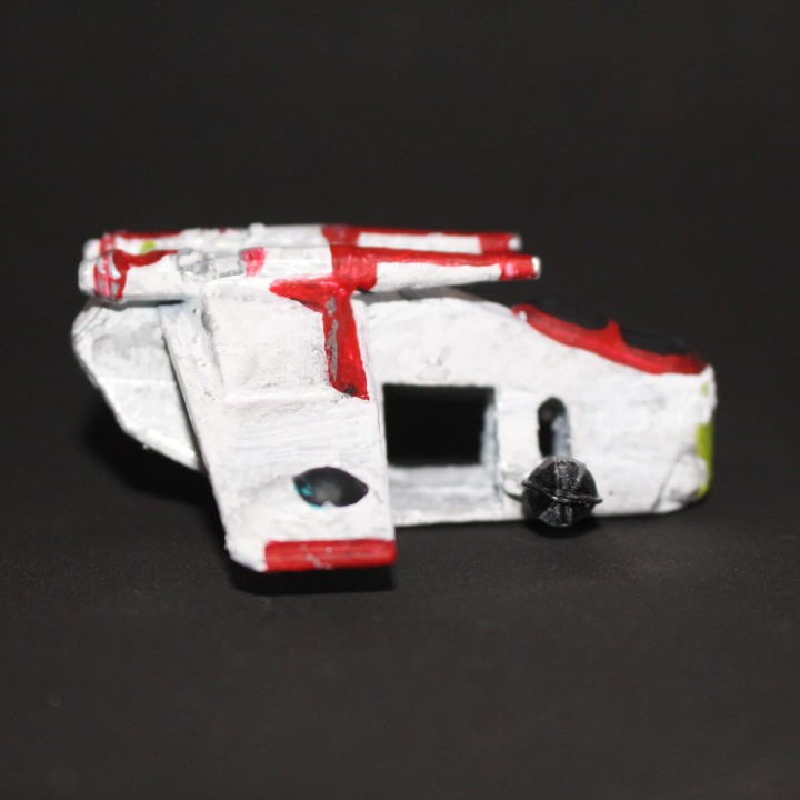 3D Printable LAAT Republic gunship by Saxon Fullwood