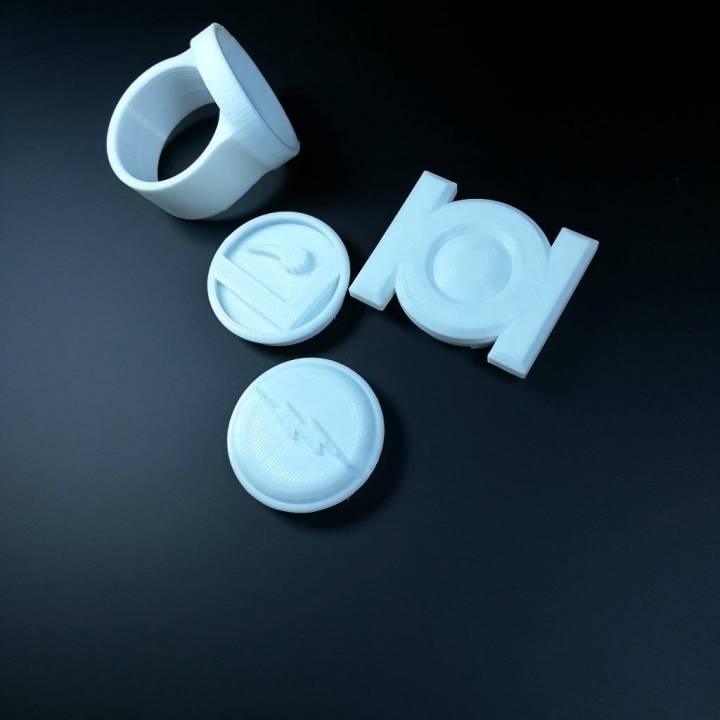 3D Printable Comics Ring props by Jim Williams